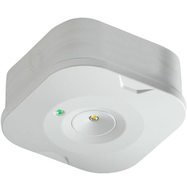 3 Watt Surface LED Emergency Downlight (Black/White) | EMSUR2BK