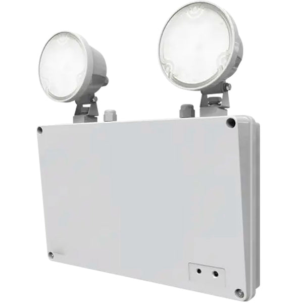 LED Emergency Twin Spot (Self Test) (IP20) | Raptor
