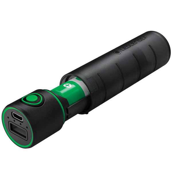 Ledlenser Flex3 PowerbankPlus - IP65 (With 18650 Li-ion Rechargeable ...